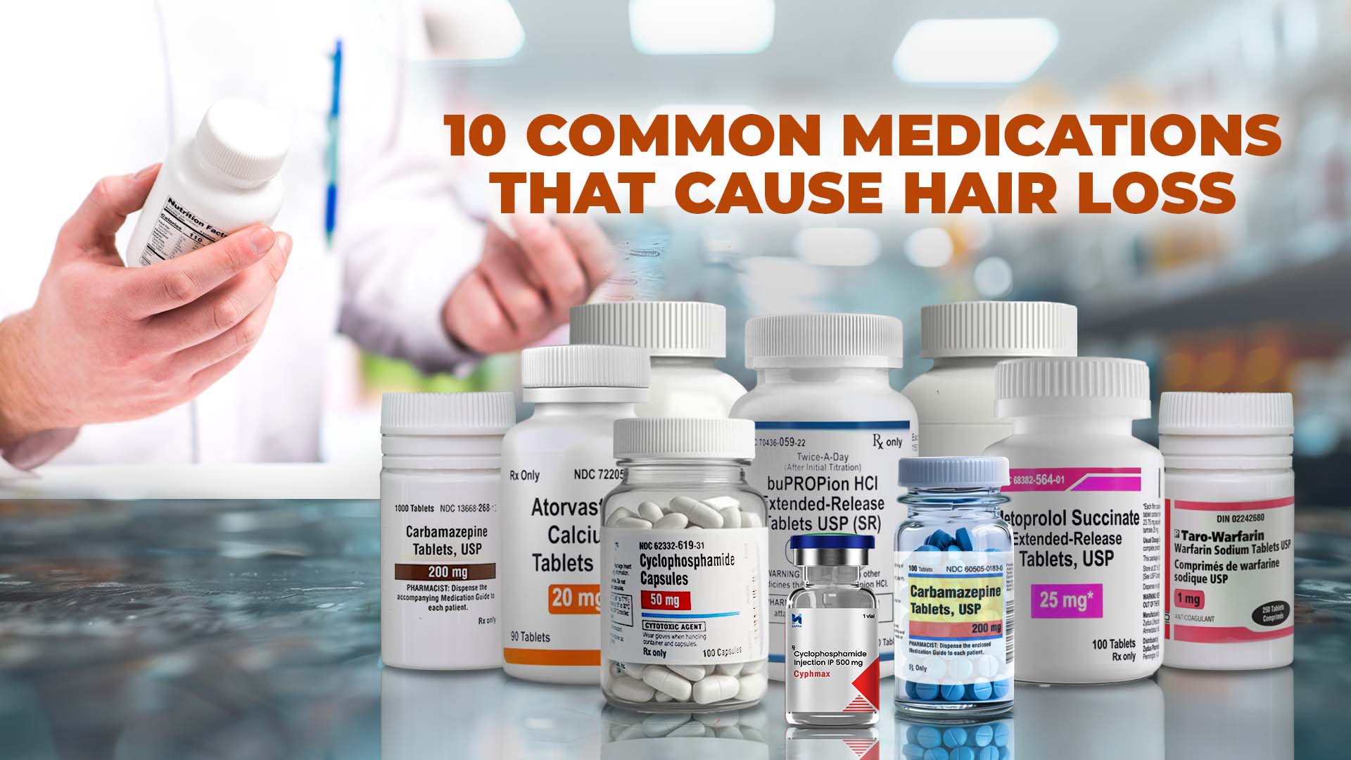 10 Common Medications That Cause Hair Loss – Theradome